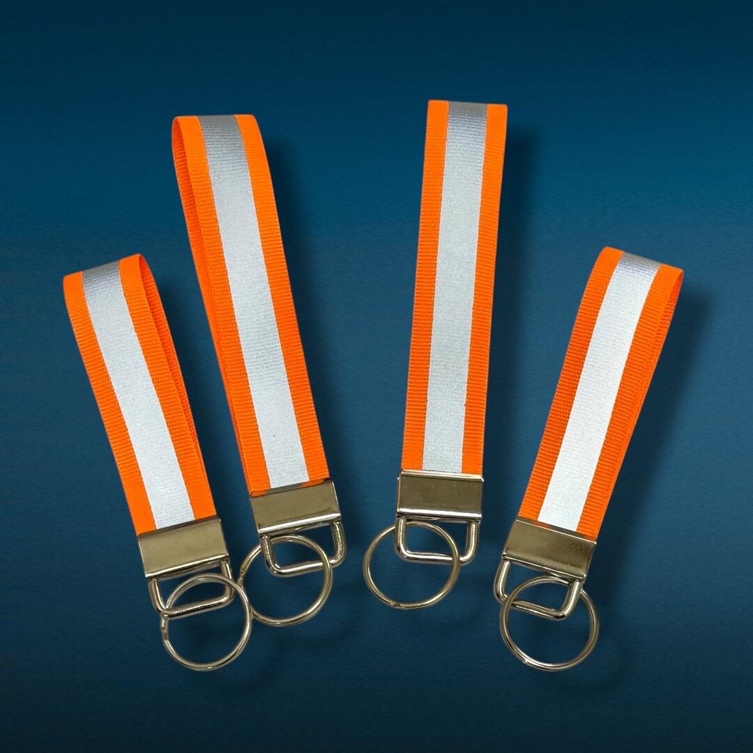 Hi-vis Reflective Keyring, Reflective Hi-vis Keychain, Night Safety ...