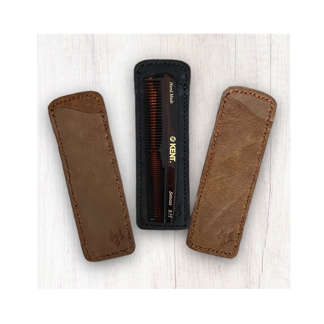 Custom Colour Kent Comb Case, R7T Case, Recycled Leather Comb Case ...