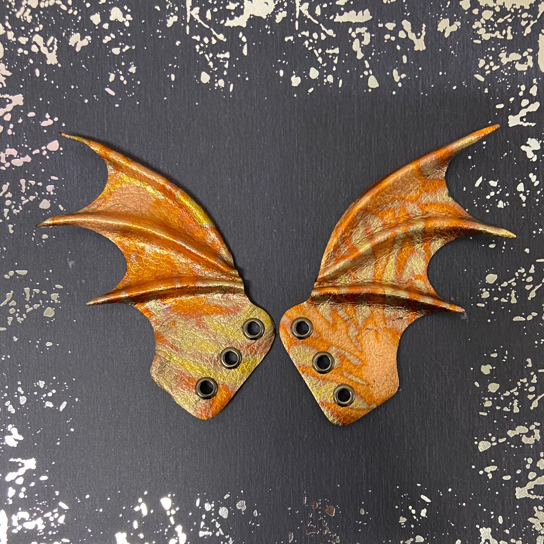 Bat Wings, Bat Accessories, Leather Shoe Accessories, Shoe Accessories ...