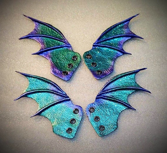 Shoe Wings Leather Wing Bat/dragon Wing Alternative Fashion. | Etsy