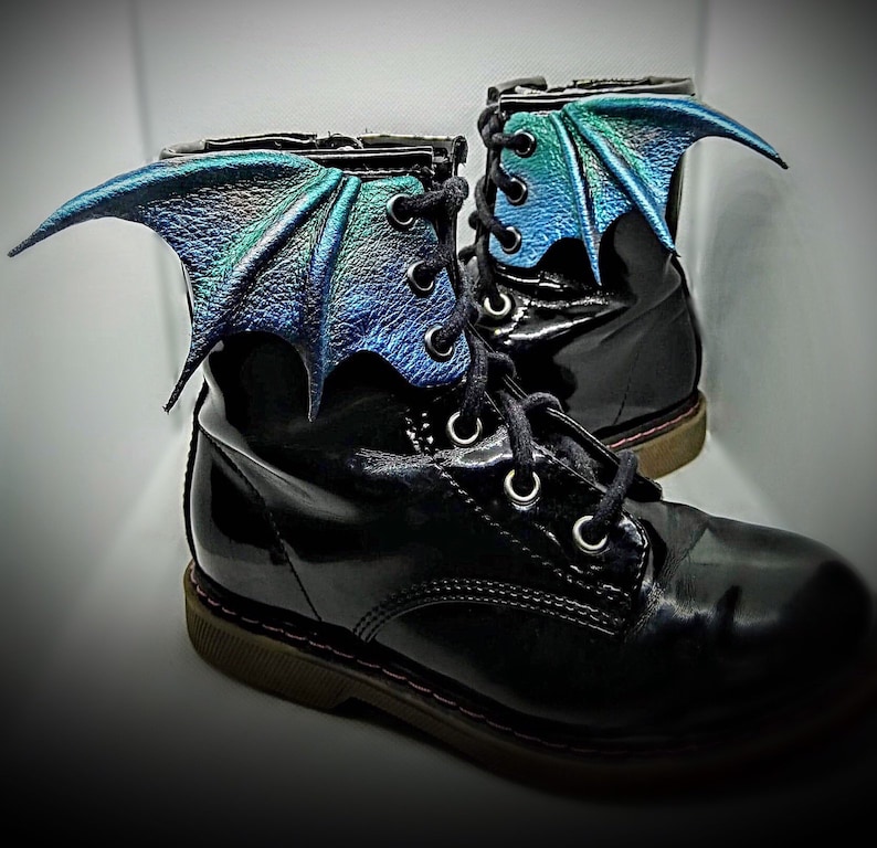 Shoe Wings Bat Wings Smaller Cosplay Custom Leather - Etsy