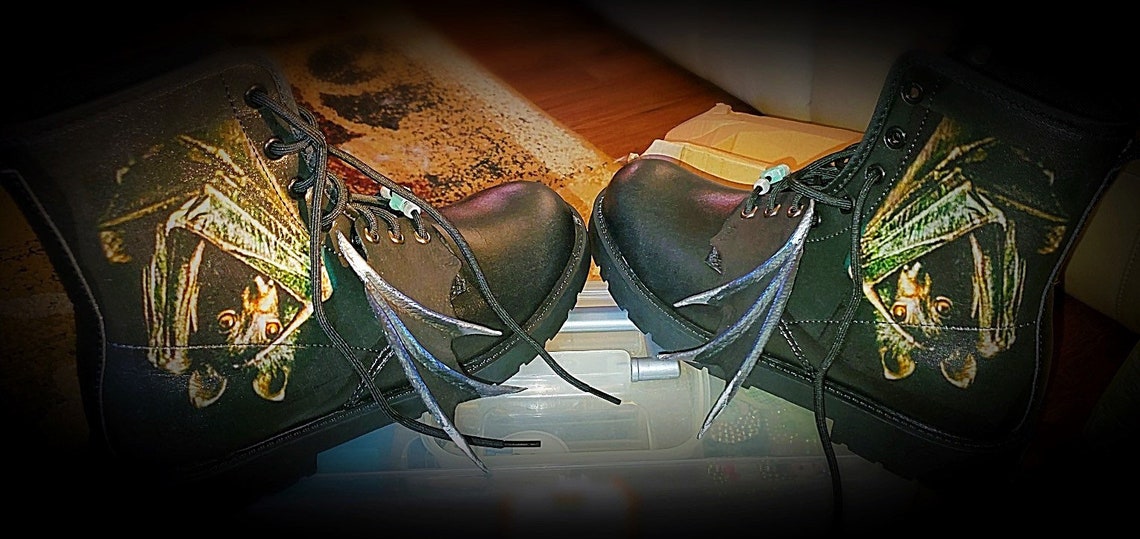 Shoe Wings Leather Wing Bat/dragon Wing Alternative Fashion. | Etsy