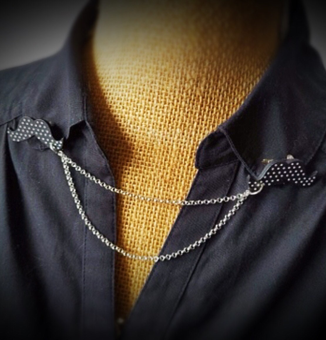 Moustache, Tache, Moustache Lapel Pin, Tie Tac, Brooch, Quirky ...