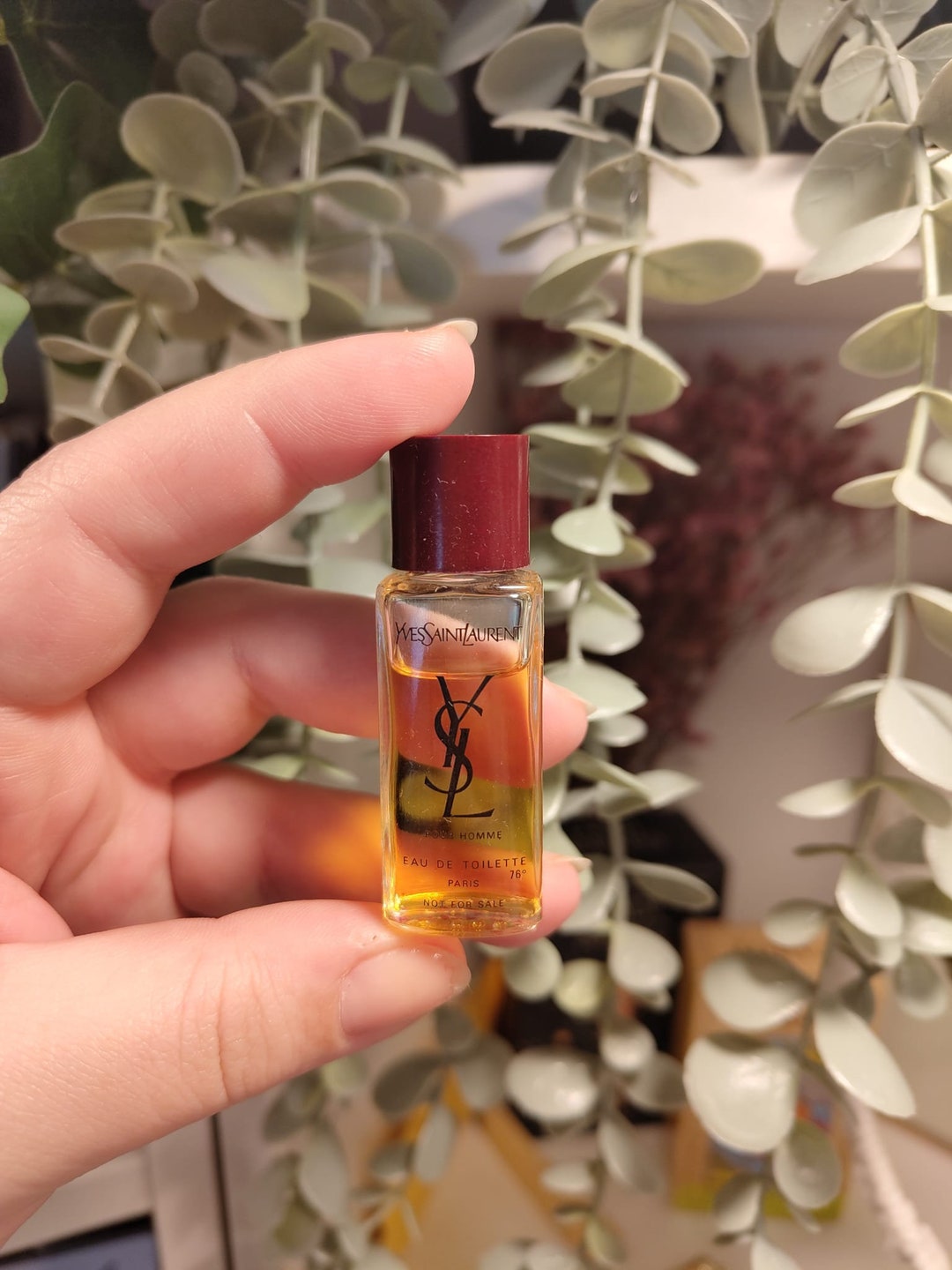 Yves Saint Laurent Pour Homme, Vintage Miniature Perfume Edt 7ml - Etsy