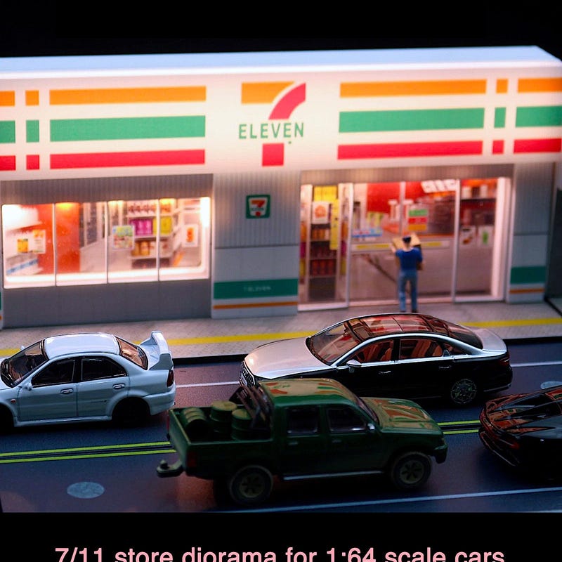 7 Eleven Diorama - Etsy