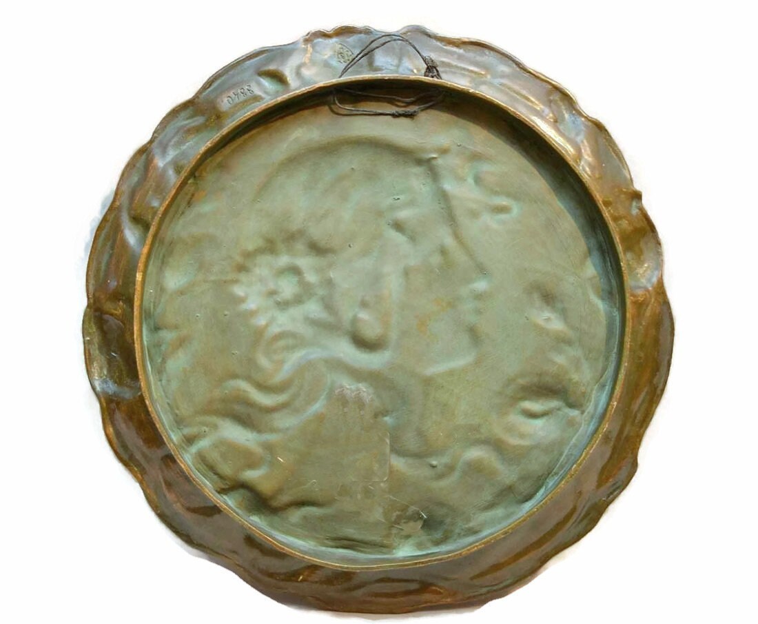 REDUCED Teplitz Art Nouveau Charger With Tulip Border From Turn-teplitz ...