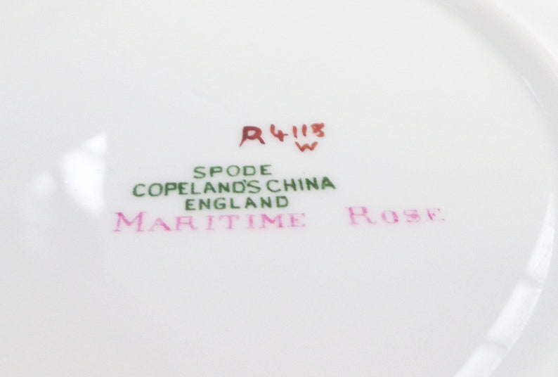Spode Maritime Rose 5 PC Place Settings - Etsy