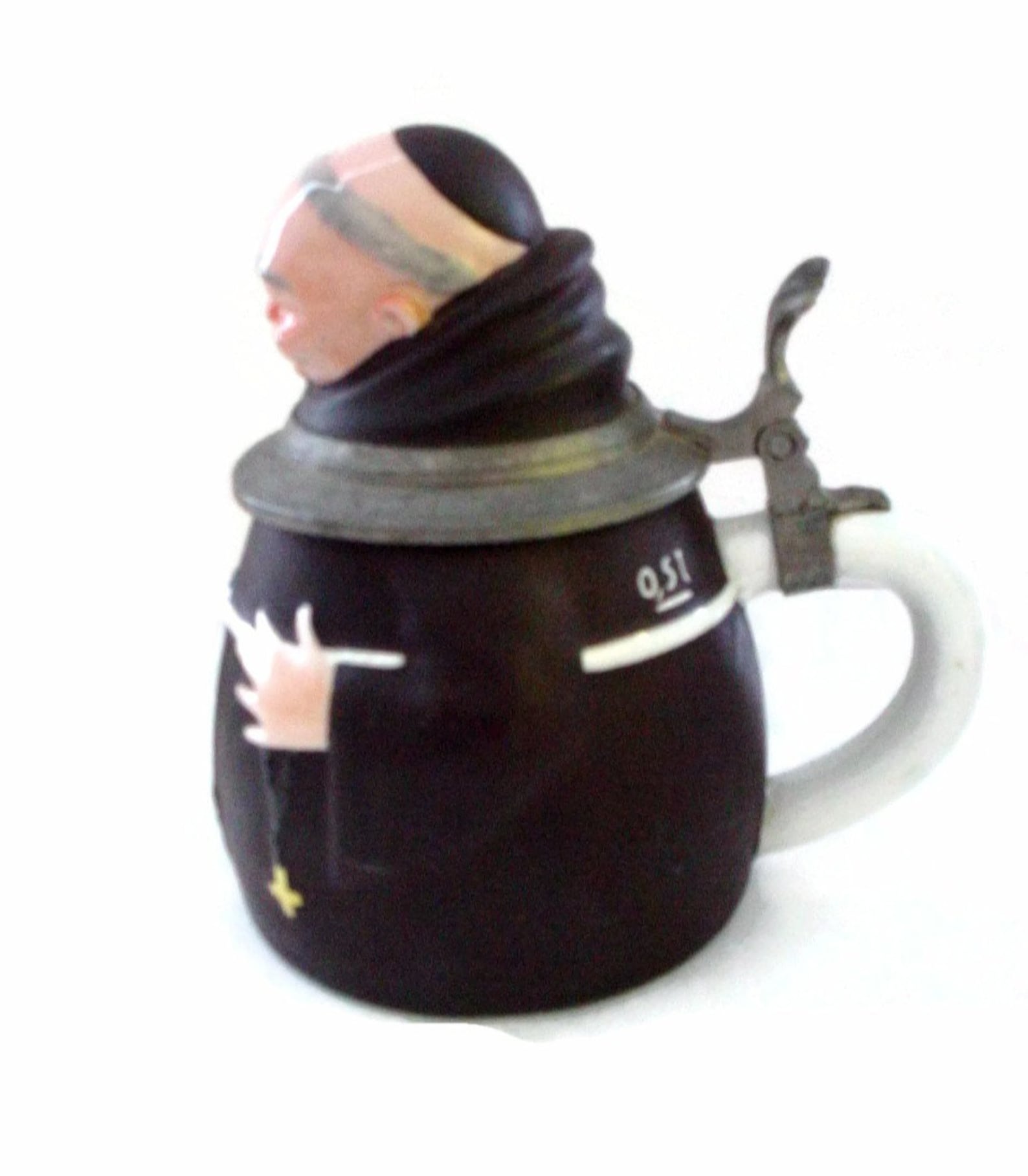 Full Figural Monk or Friar Goebel Stein With Pewter Lid - Etsy