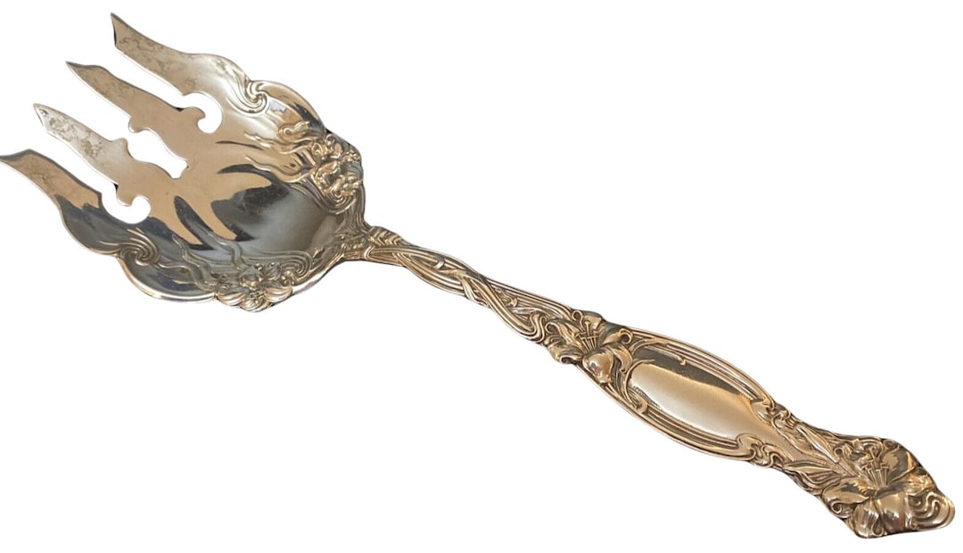 Frontenac 1903 Art Nouveau Sterling Serving Fork International/simpson ...