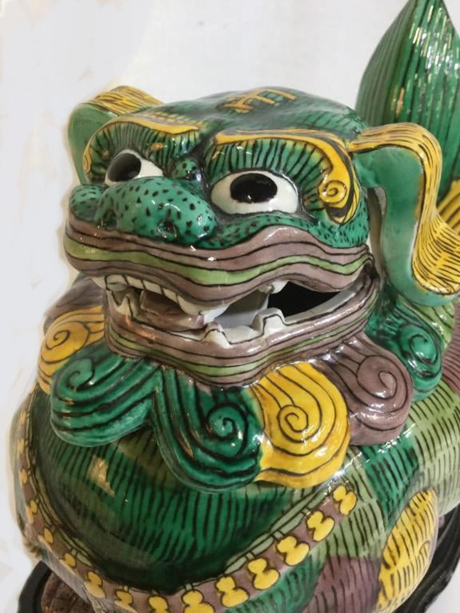 Fu Dog Foo Dog Censer or Lidded Box on Stand Asian Chinese Japanese - Etsy