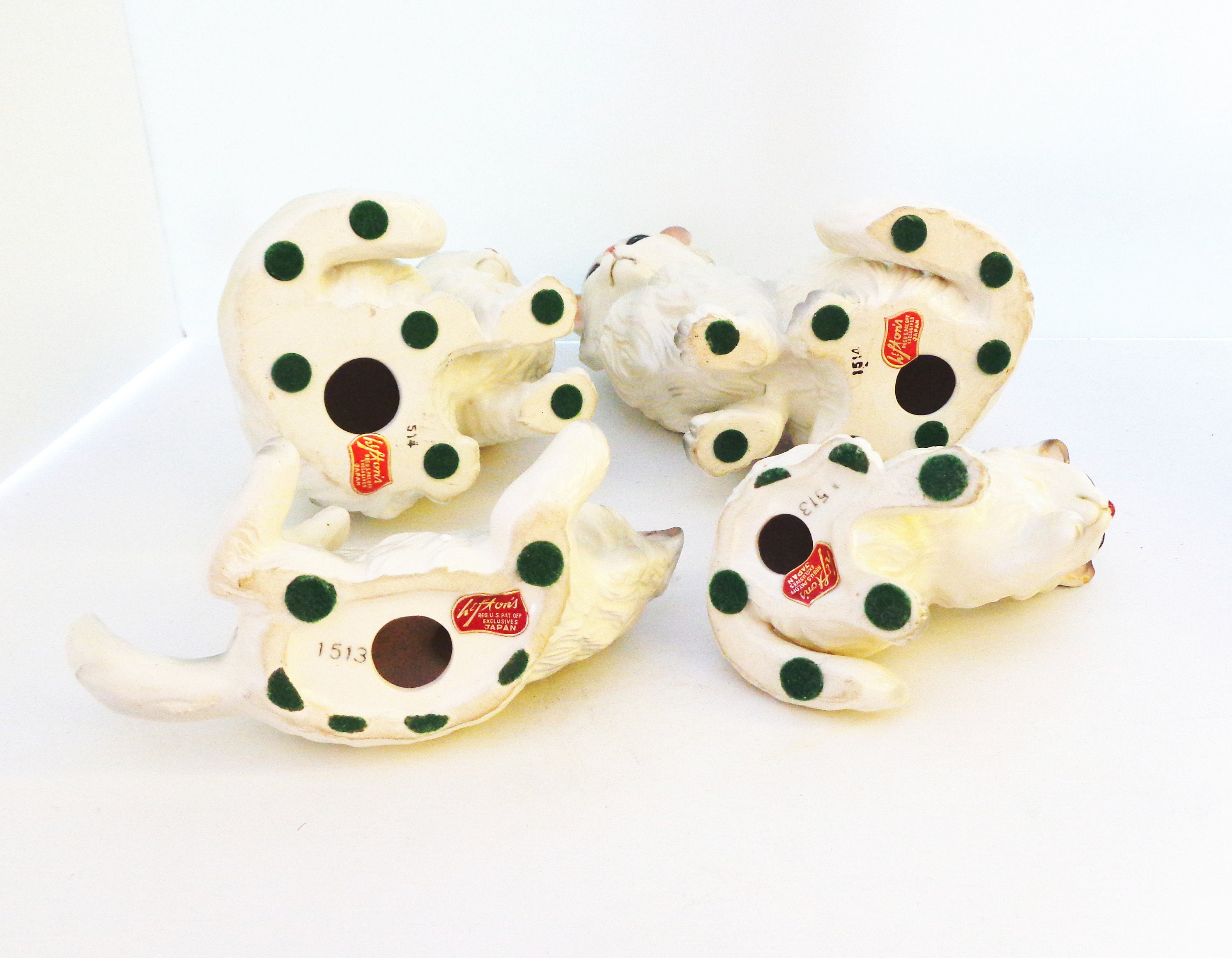 Adorable Cat Family Made by Lefton - Etsy
