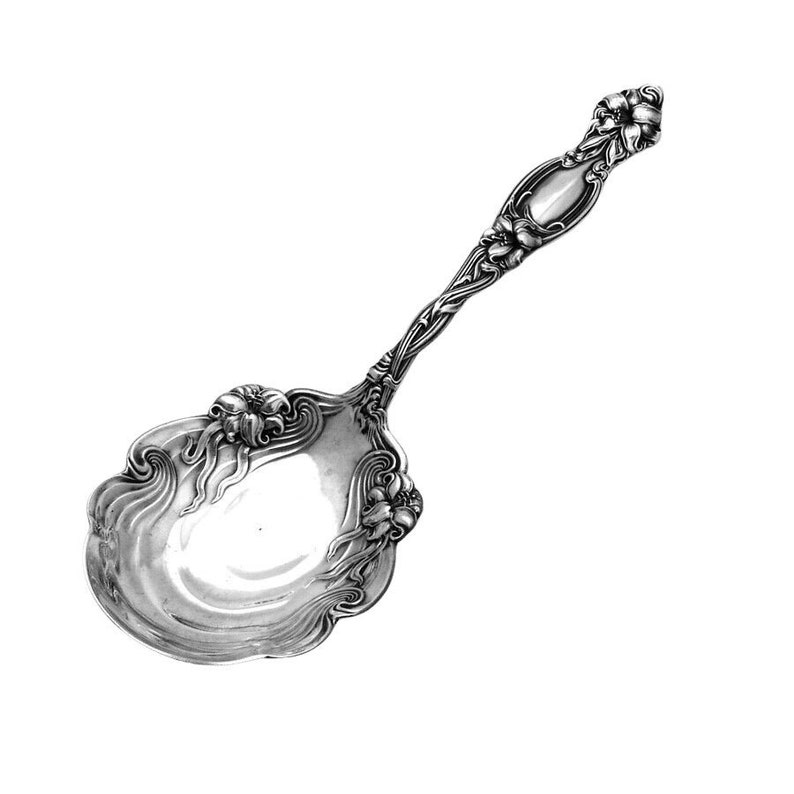 Frontenac 1903 Art Nouveau Sterling Berry or Casserole Spoon ...