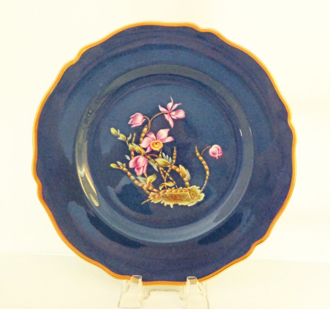 Spode Hand Painted Orchid Plate Dendrobium Pulchellium - Etsy