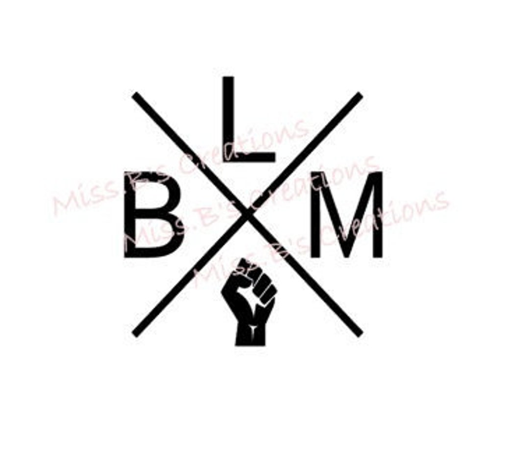 Black Lives Matter BLM SVG Silhouette Cricut - Etsy