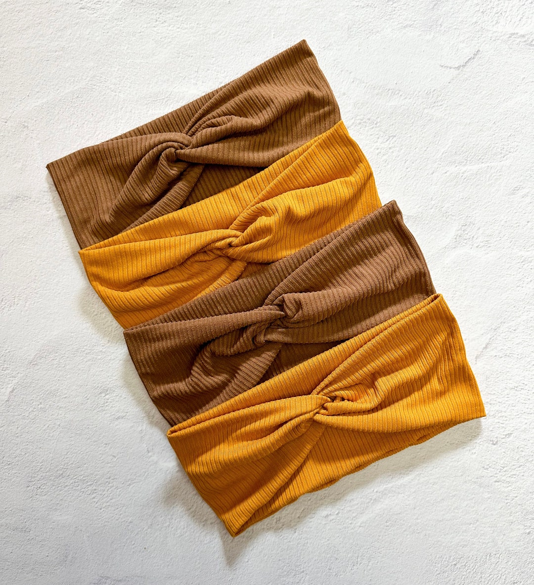 Ribbed Headbands | Mocha Headband | Mustard Headbands |neutral ...