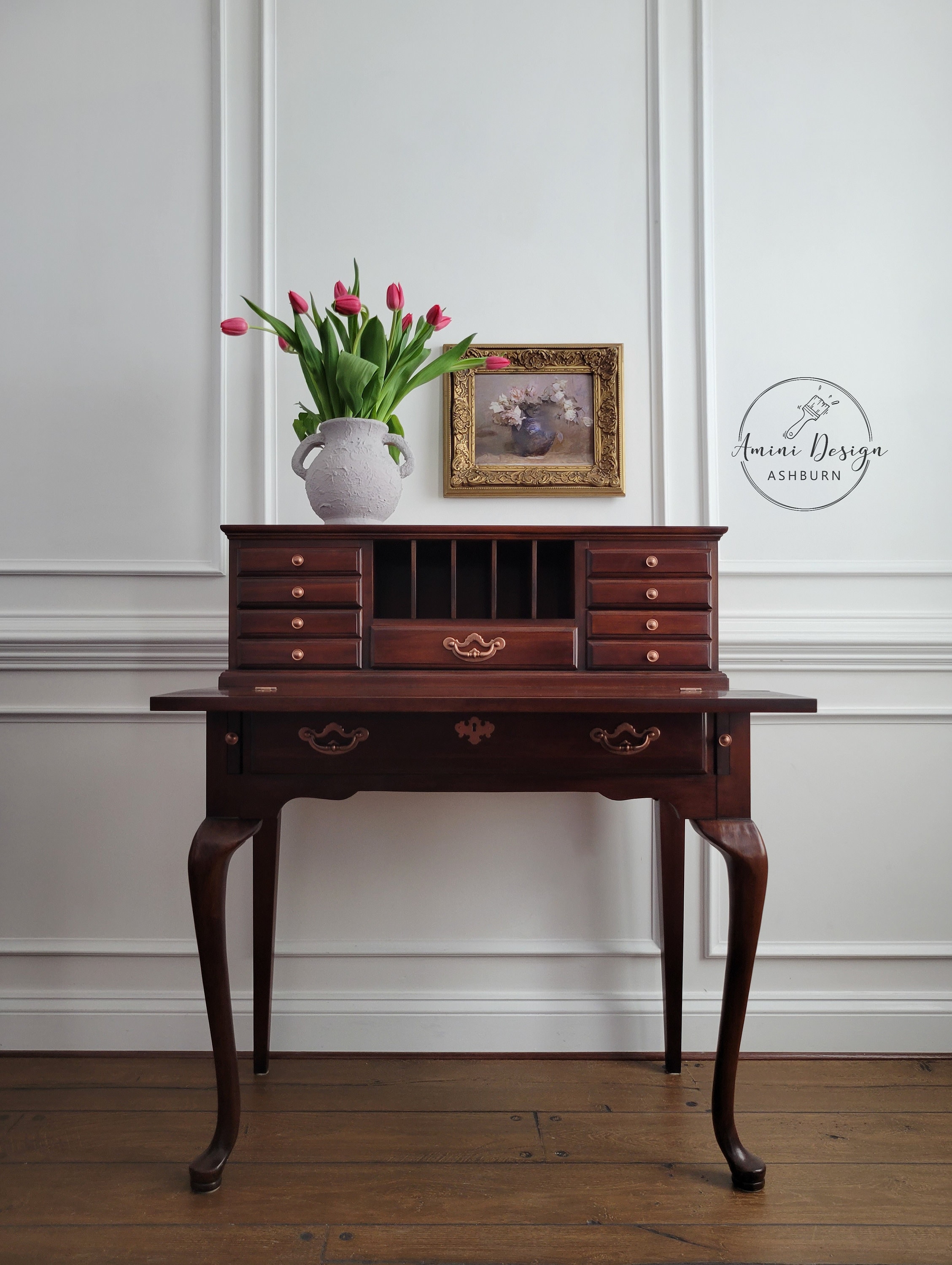 Queen anne writing table store