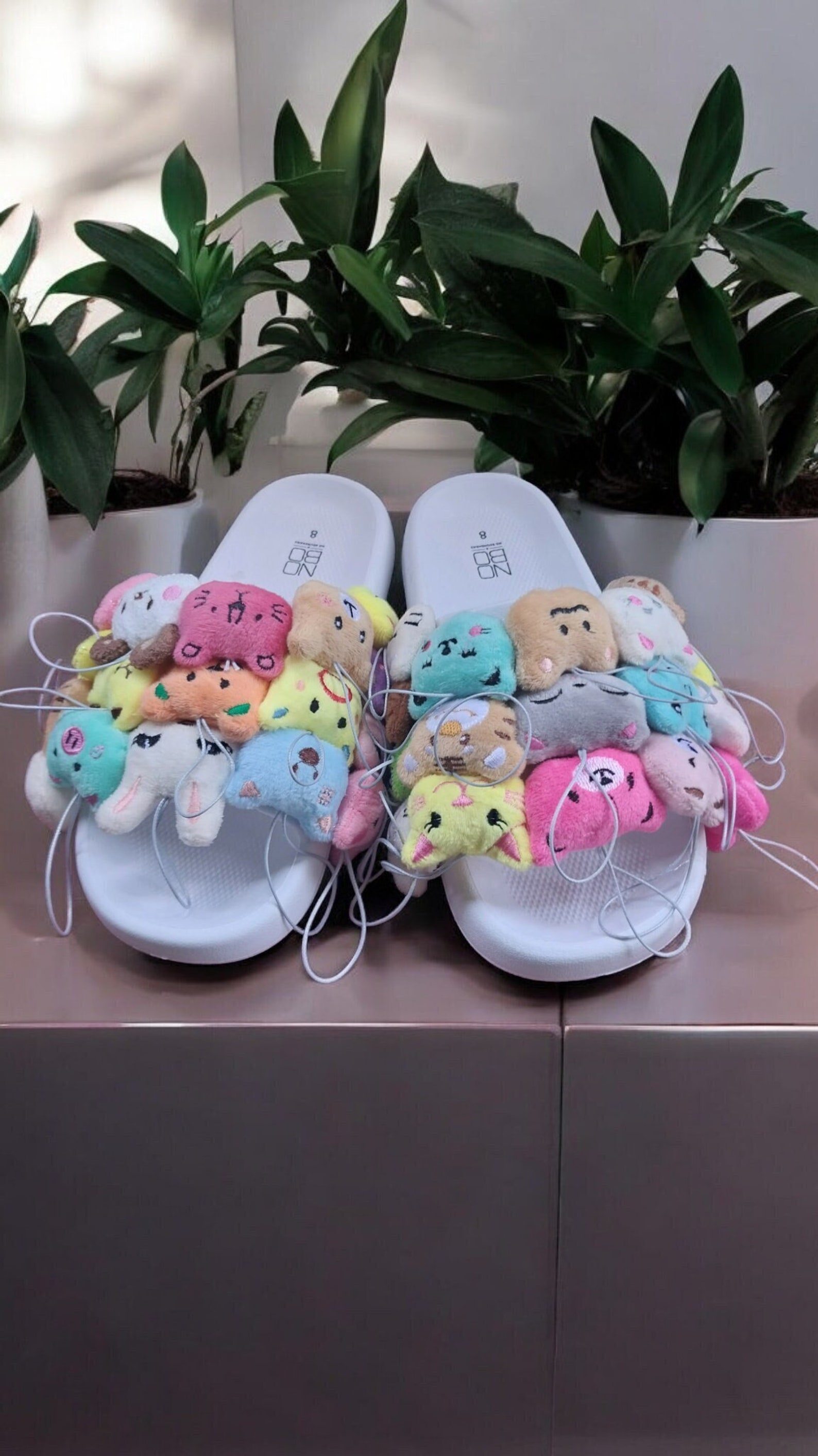 Cute Stuff Animal Sandals- Handmade Animal Plush Slippers - Women's ...