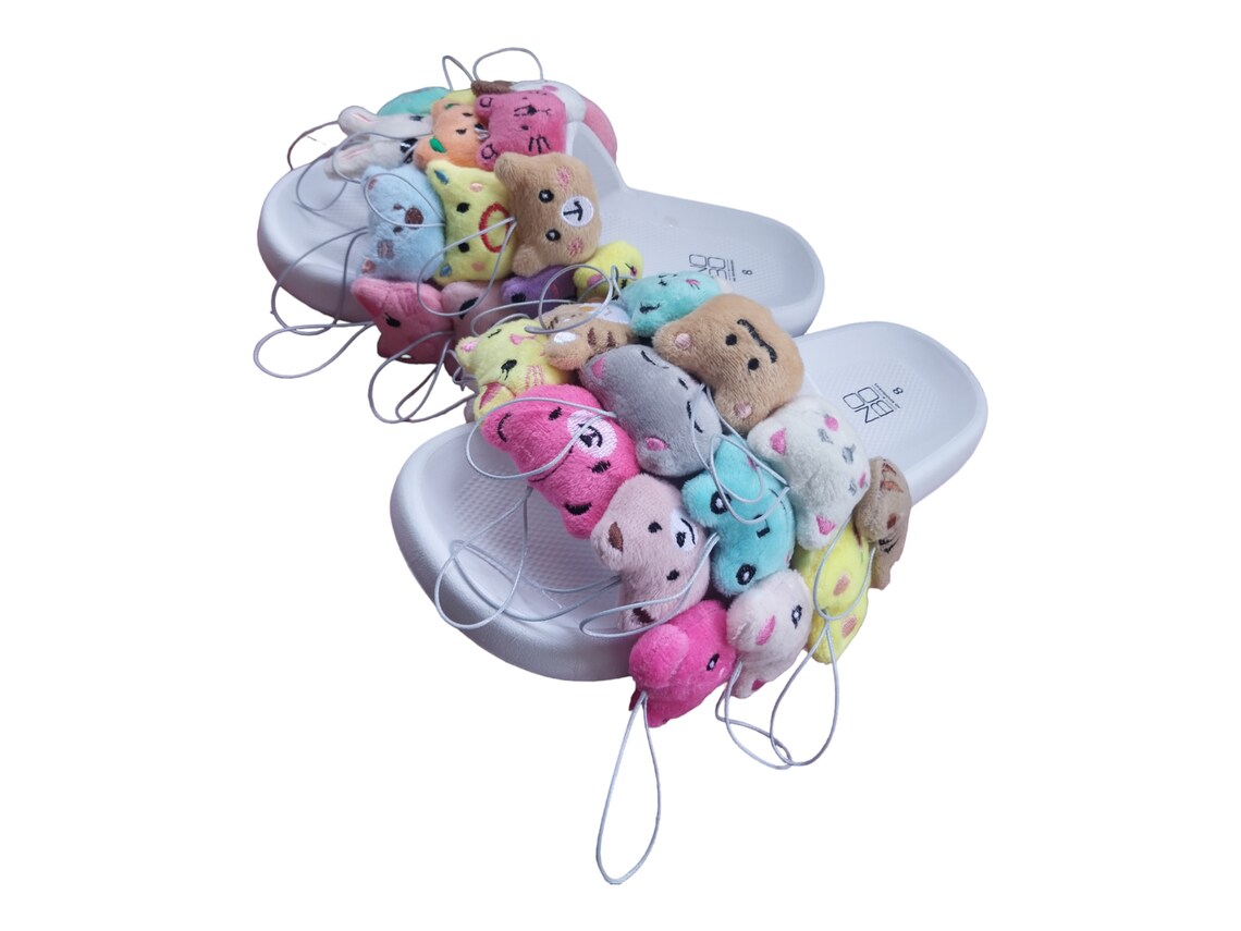 Cute Stuff Animal Sandals- Handmade Animal Plush Slippers - Women's ...