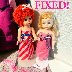RESTRINGING MADAME ALEXANDER Dolls Repair Service for Three 8 Inch ...