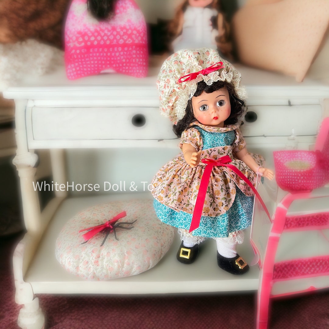 Madame Alexander Little Miss Muffet Spider and Tuffet Doll Set in ...