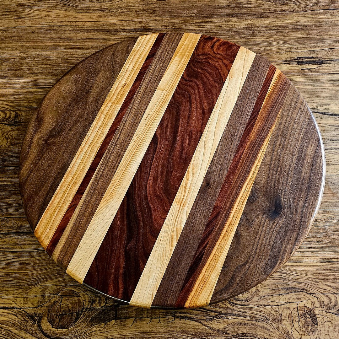 18 Lazy Susan Made From Morado Cherry & Walnut - Etsy