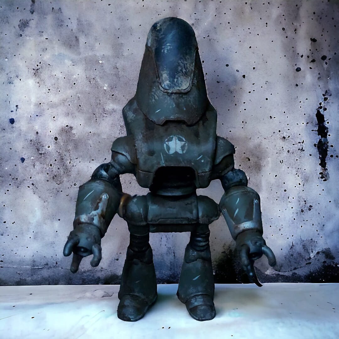 Protectron Army Edition 7 Inch Desert Base - Etsy