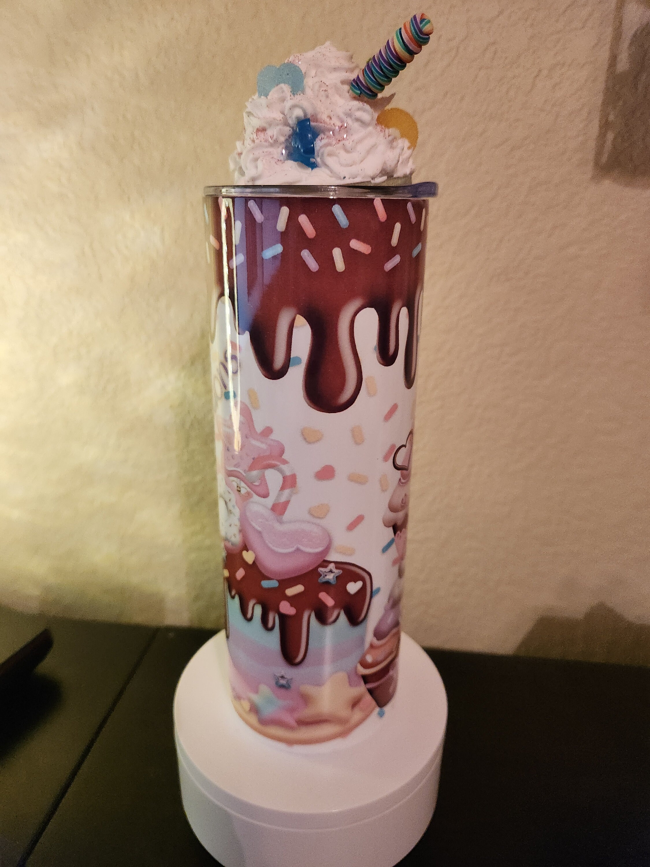 Sweet Tooth With Whipped Cream Topper - Tumbler 20oz - Etsy