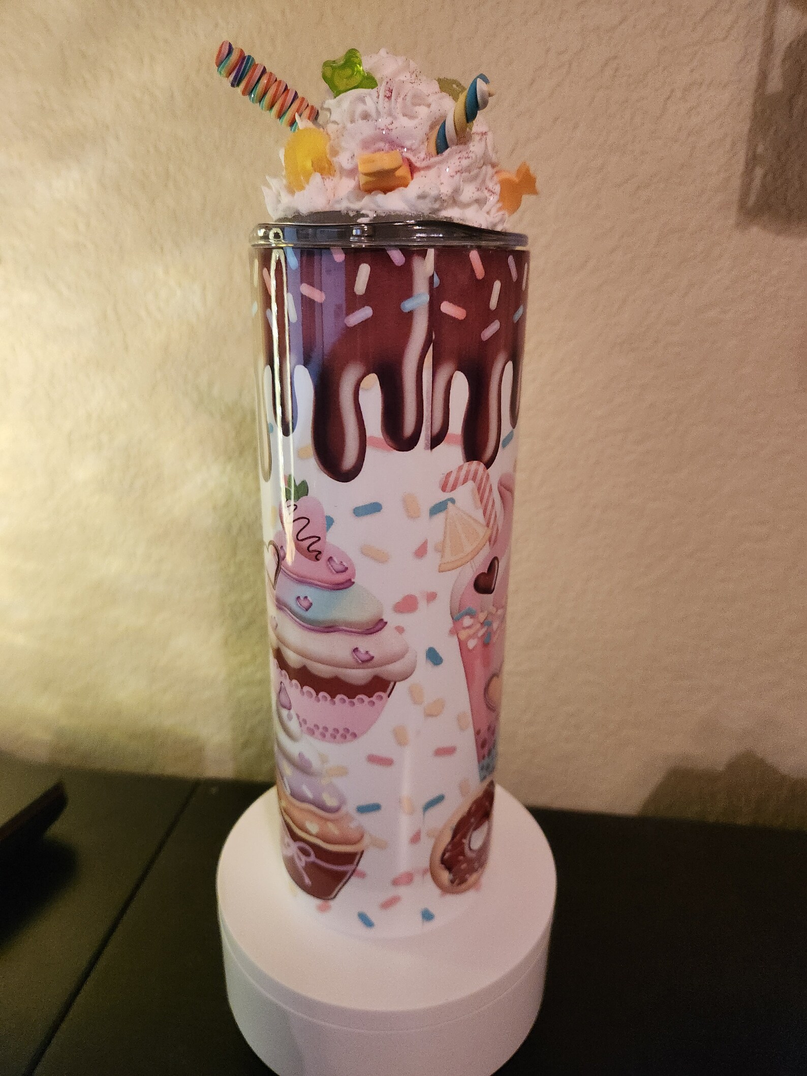 Sweet Tooth With Whipped Cream Topper - Tumbler 20oz - Etsy