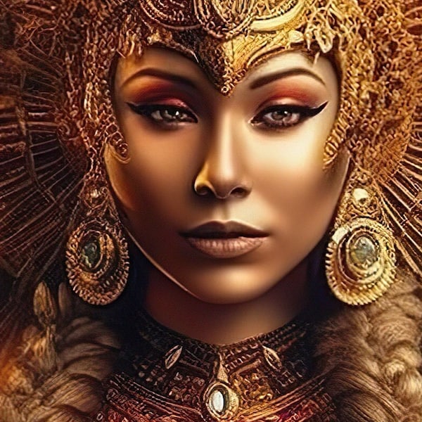 Brazilian Sci-fi Art, Alien Goddess 3: Goddess Art, Space Art ...