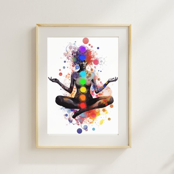 Chakra Poster - Etsy