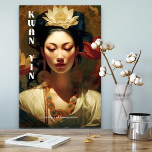 Goddess: Kwan Yin V.2 | Goddess Art, Guan Yin, Quan Yin, Chinese ...
