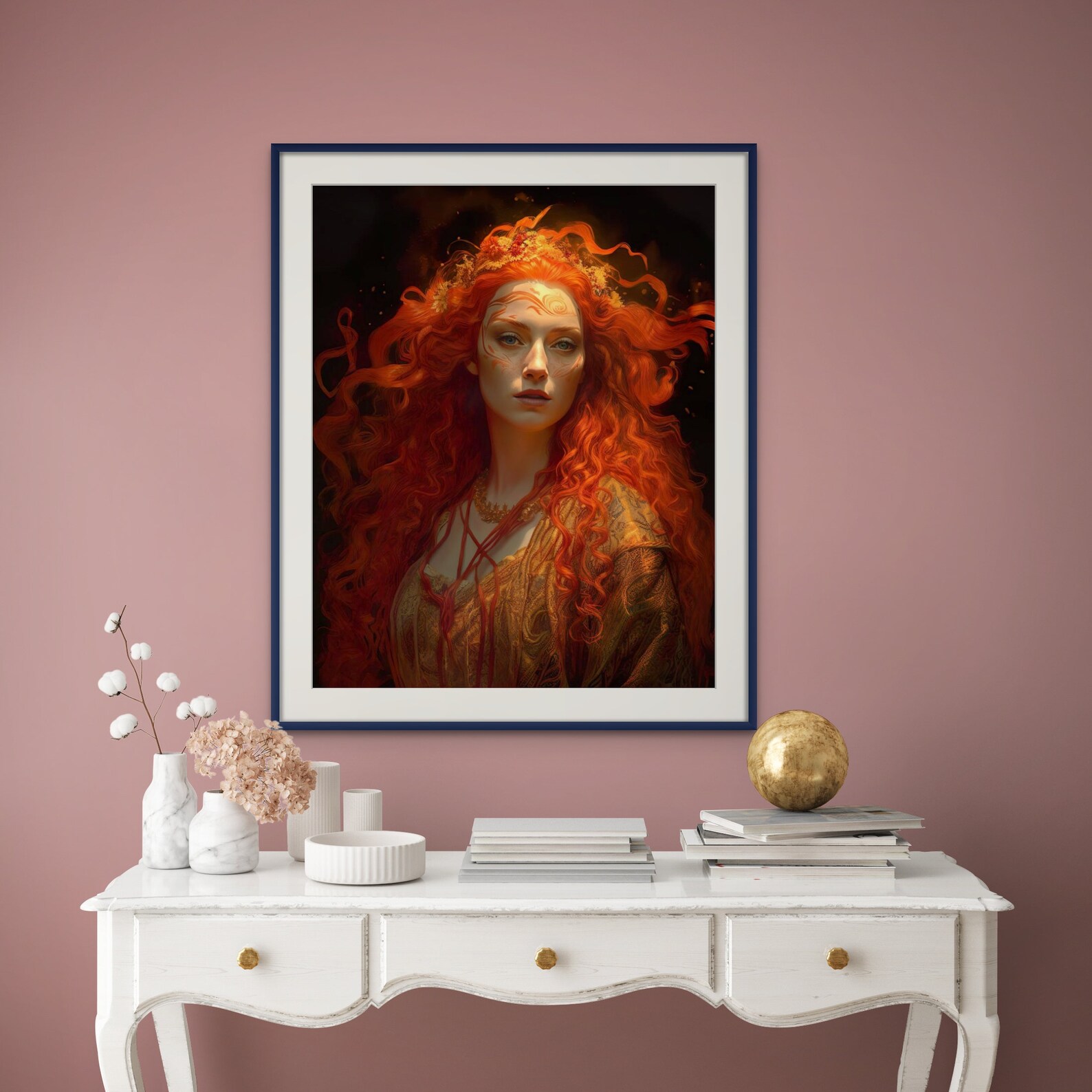 Goddess Brigid Art Print: Celtic Irish Goddess (digital Download) - Etsy