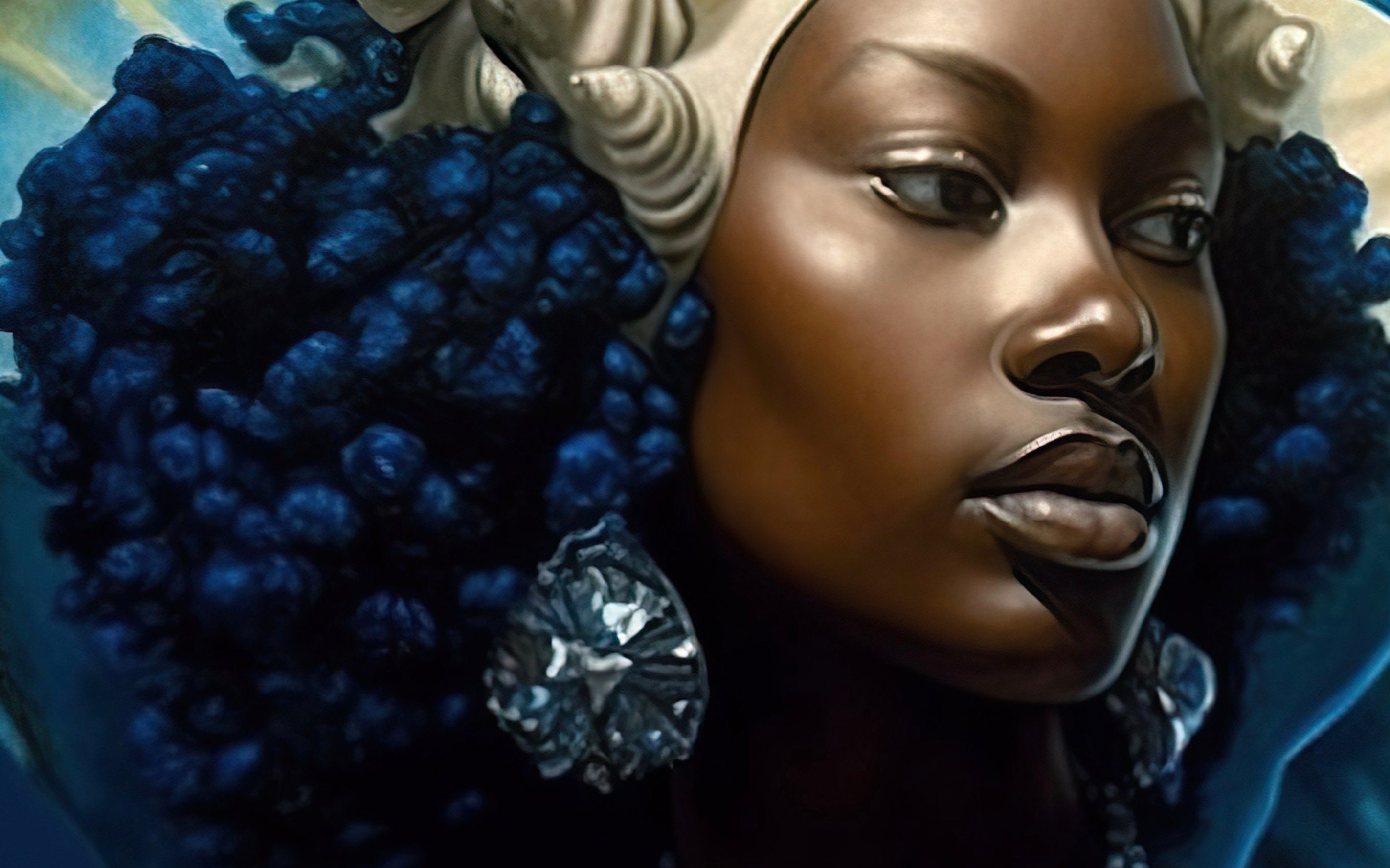 Goddess Yemaya African Orisha Yemoja Ocean Goddess Art - Etsy