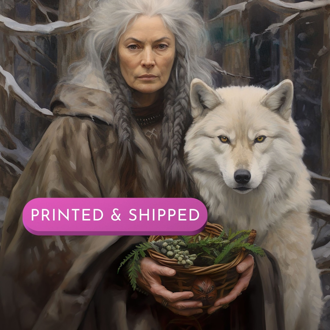 Queen of Winter Cailleach Beara Morana Print, Goddess, Irish, Scottish ...