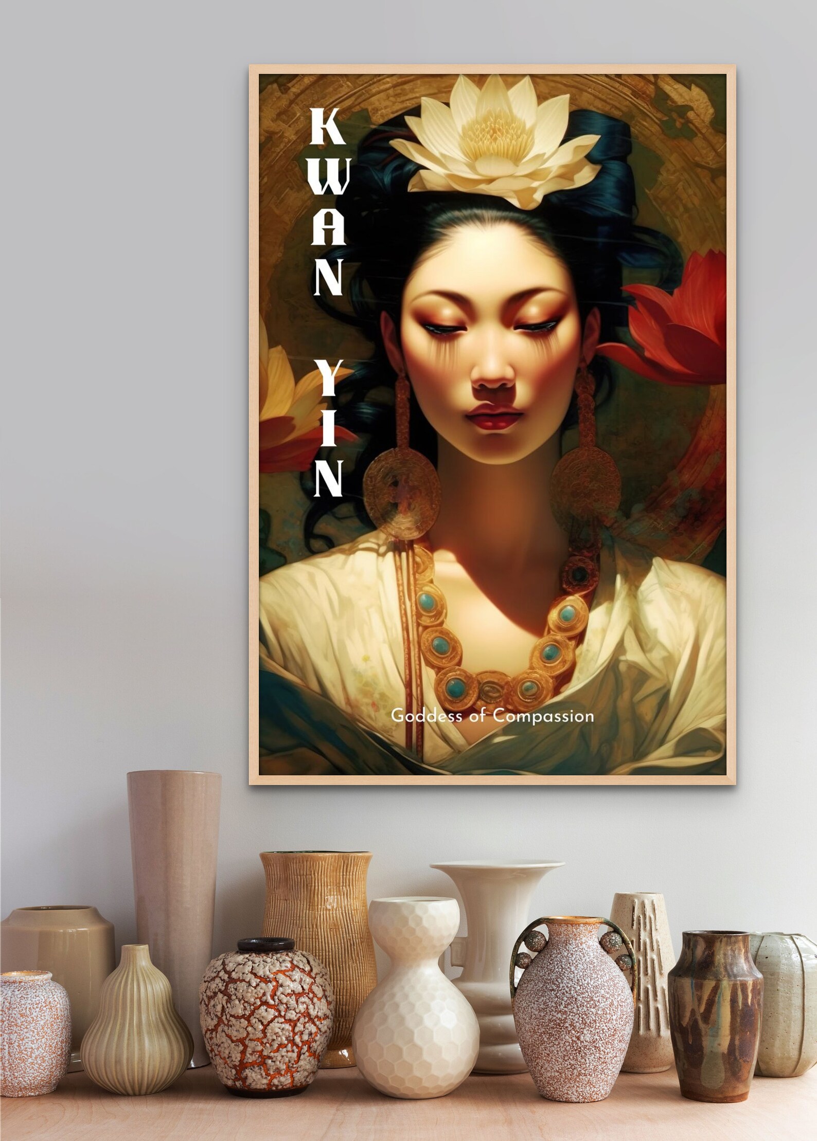 Goddess: Kwan Yin V.2 Goddess Art, Guan Yin, Quan Yin, Chinese Goddess ...