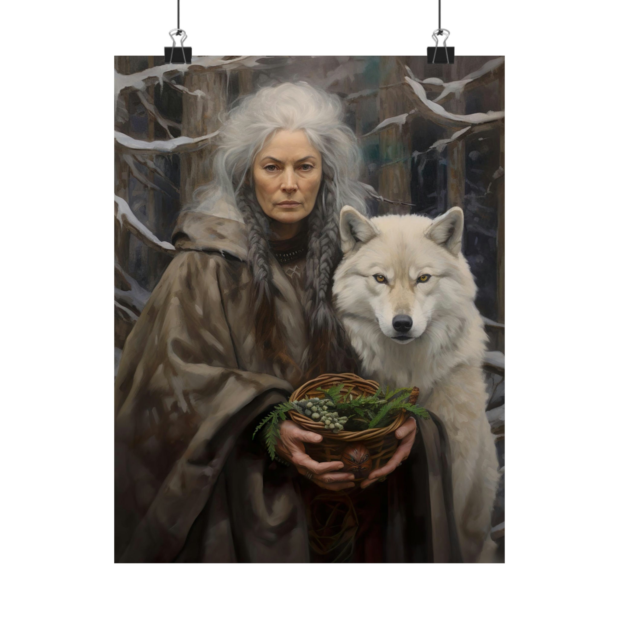 Queen of Winter Cailleach Beara Morana Print, Goddess, Irish, Scottish ...