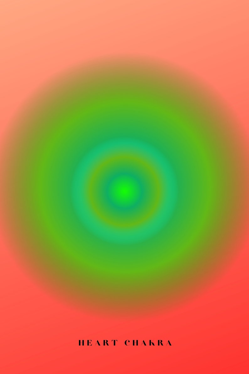 Glow Series Heart Chakra Chakra Art, Spiritual Art, Heart Chakra, Art ...