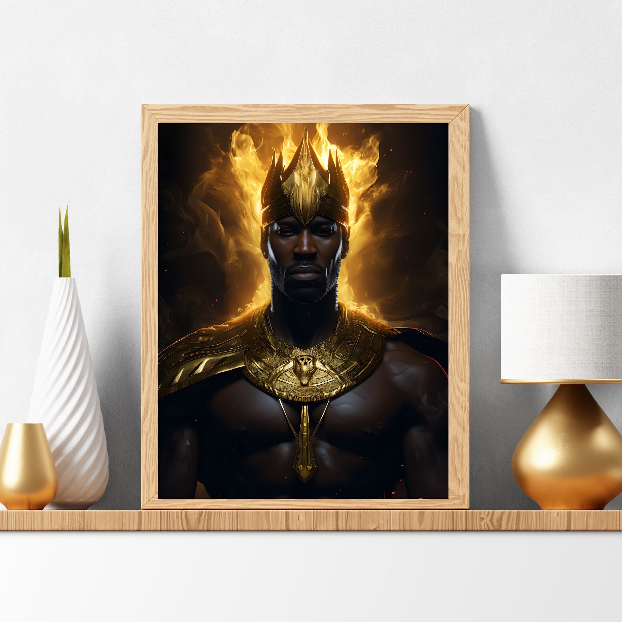 Shango Orisha of Thunder, African God of Fire, Virility, War, African ...