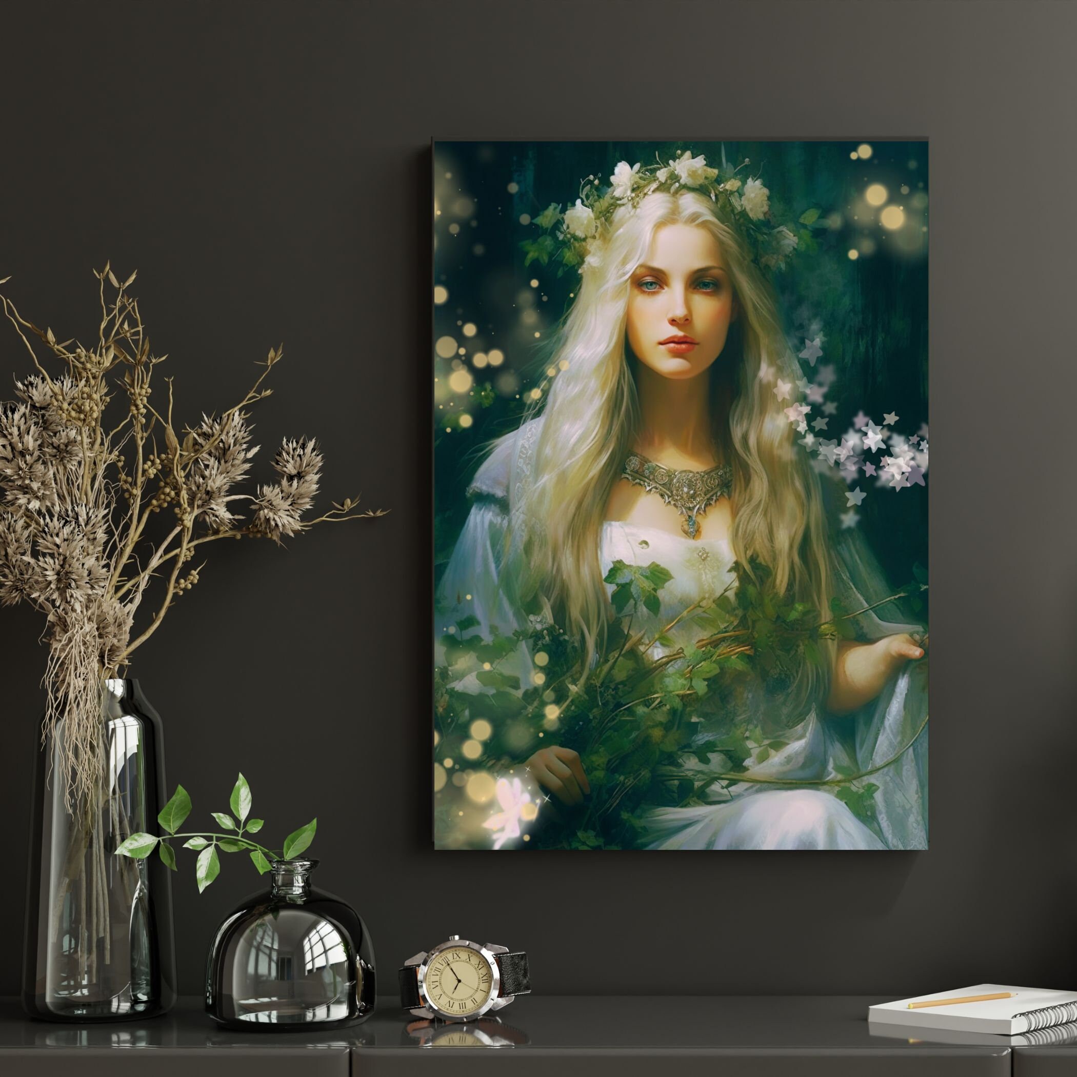 Goddess Oonagh Art Print: Irish Fairy Queen, Celtic Mythology ...