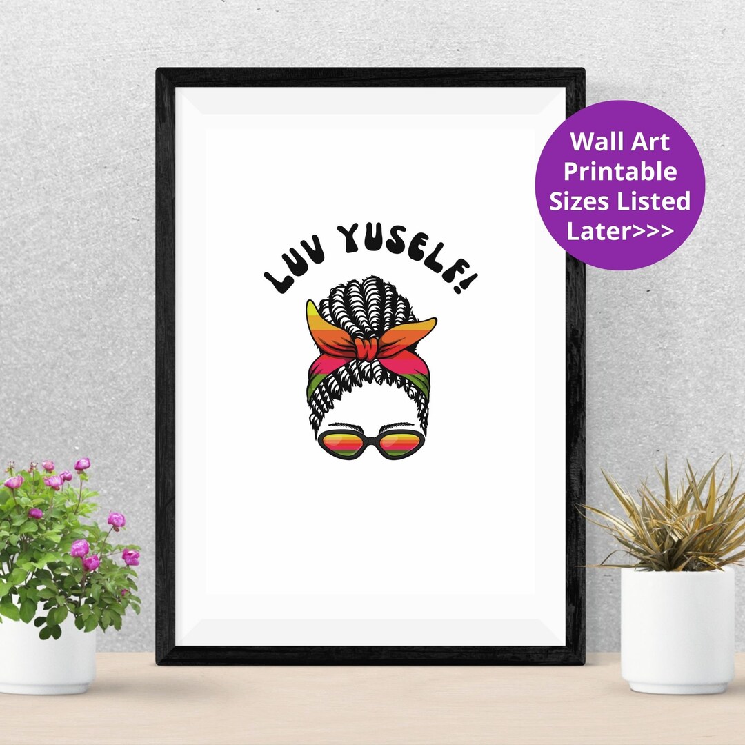 Black Girl Self-love Art: Irie Rasta Woman Print (digital Download) - Etsy