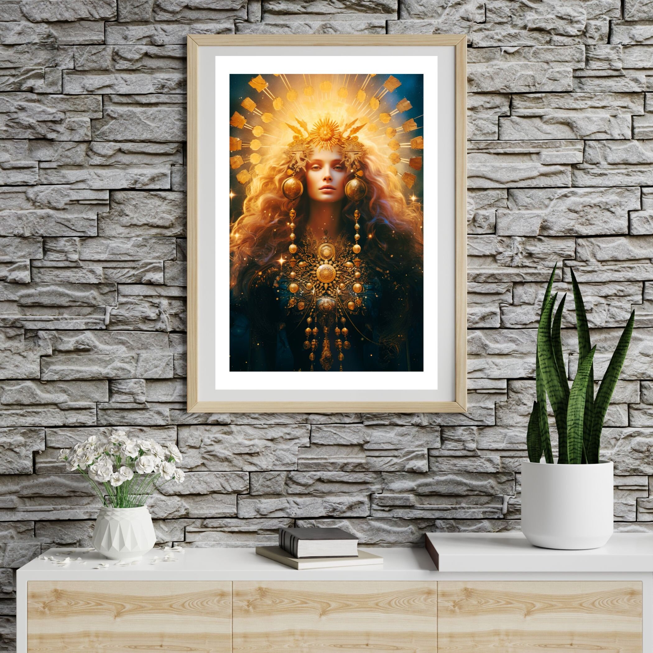Goddess Art Print, Divine Feminine Art, Sacred Feminine Wall Art ...