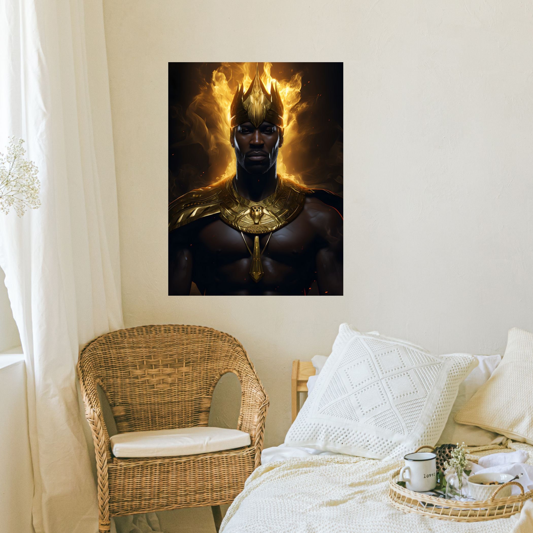 Shango Orisha of Thunder, African God of Fire, Virility, War, African ...