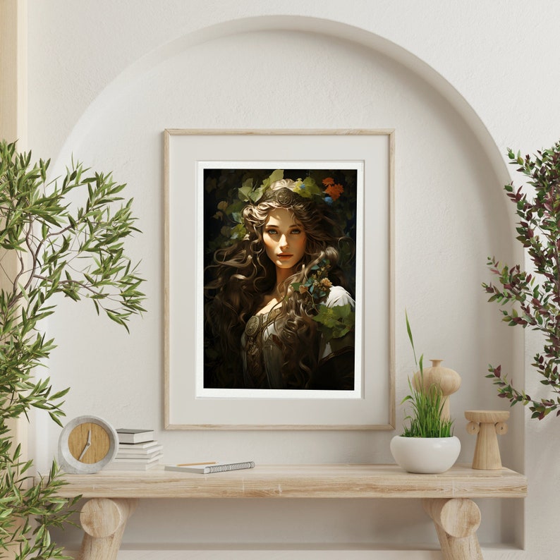 Aine Celtic Goddess Art Print: Irish Summer Fertility (digital Download ...