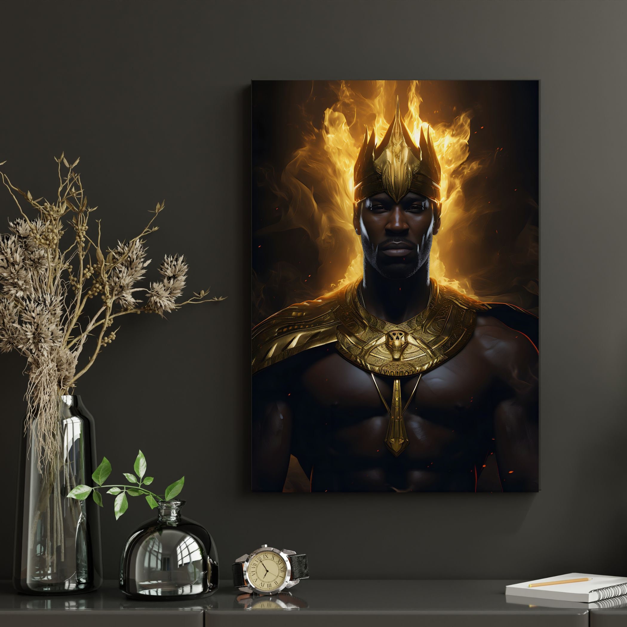 Shango Orisha of Thunder, African God of Fire, Virility, War, African ...