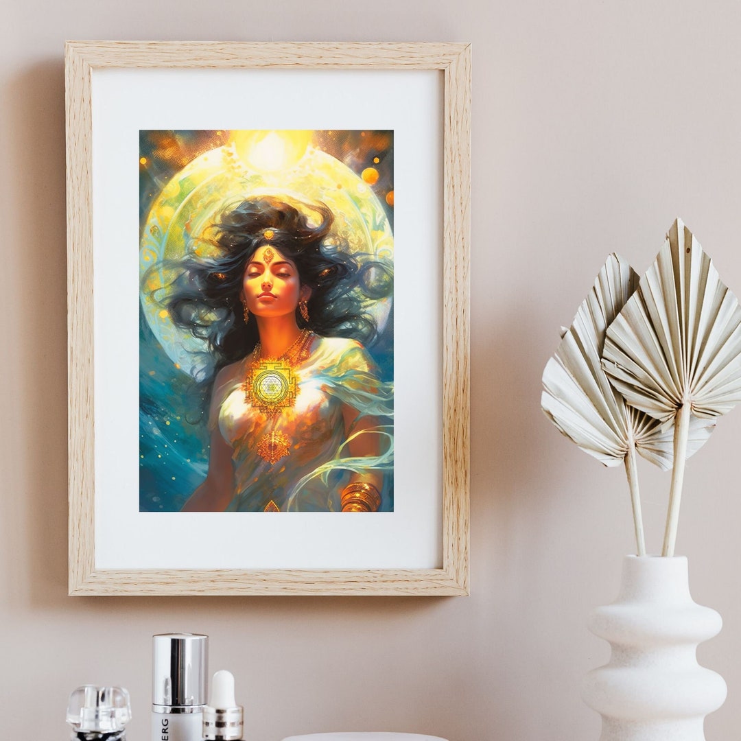 Goddess Sri Lalita | Lalita Tripura Sundari, Goddess, Goddess Art Print ...