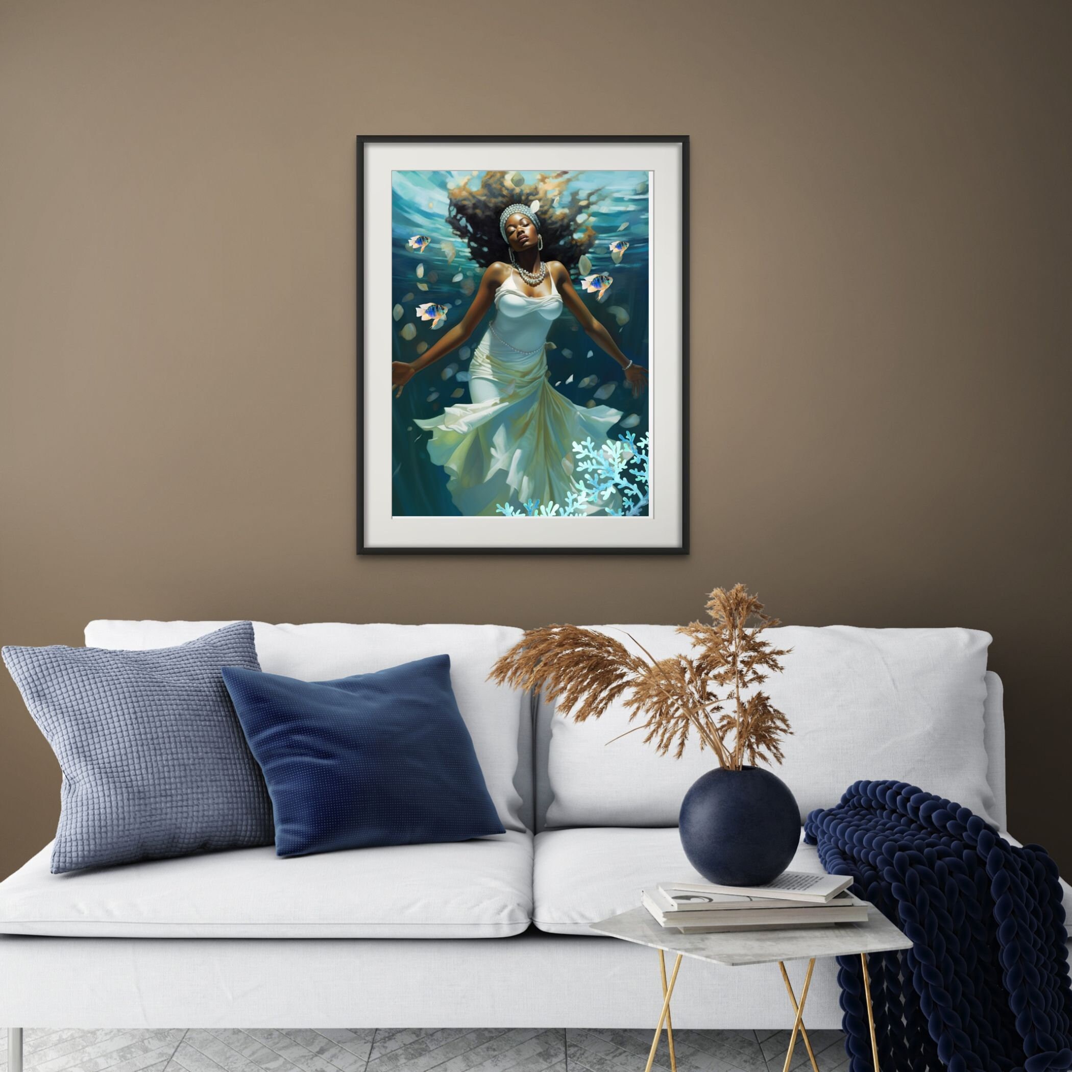 Orisha Yemaya V.2 African Orisha Art Yemoja River Ocean - Etsy