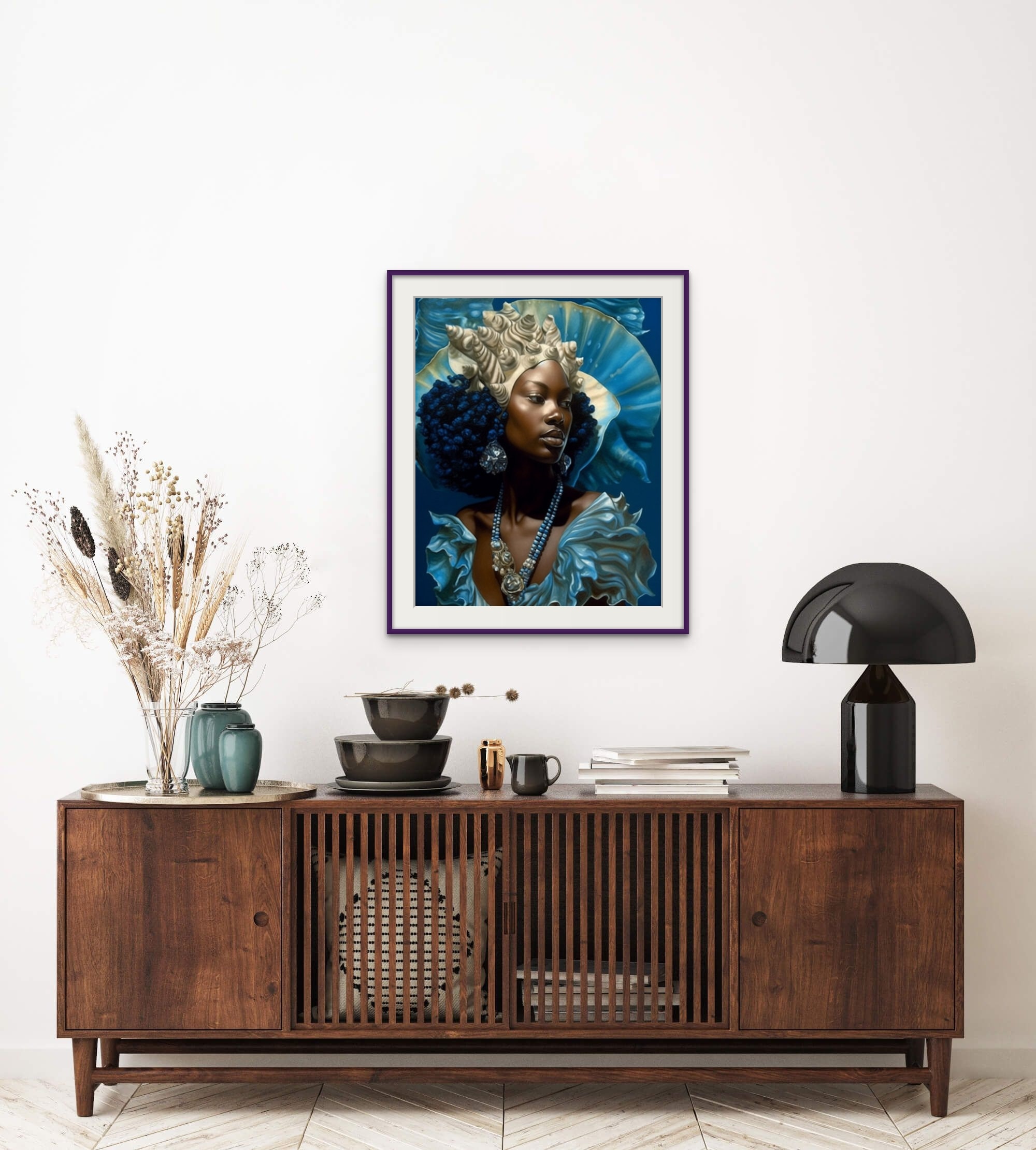 Goddess Yemaya African Orisha Yemoja Ocean Goddess Art - Etsy
