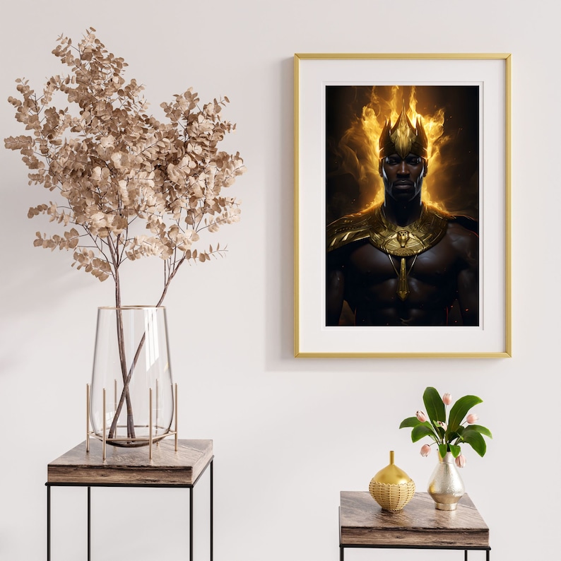 Shango Orisha of Thunder, African God of Fire, Virility, War, African ...