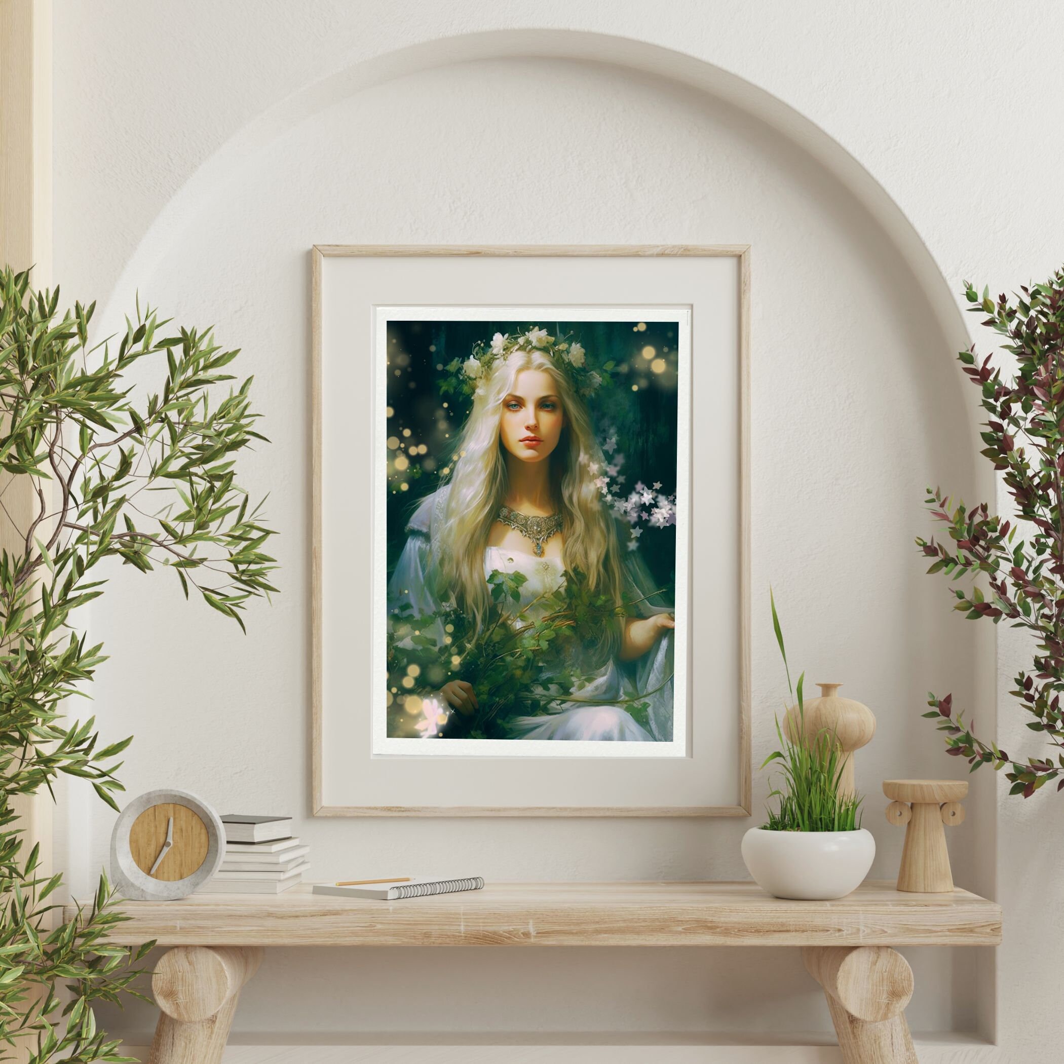Goddess Oonagh Art Print: Irish Fairy Queen, Celtic Mythology ...