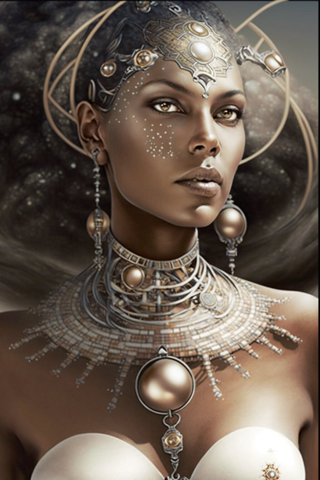 Brazilian Sci-fi Art, Alien Goddess 3: Goddess Art, Space Art ...